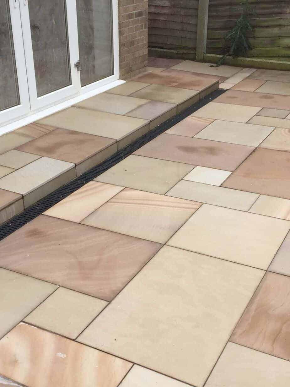 Camel Dust Smooth Sandstone Paving Slabs | Sawn & Honed - Patio Pack ...