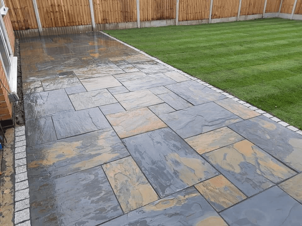 Rustic Slatestone Paving Slabs - Sawn Edge - 900x600 - 20mm ...